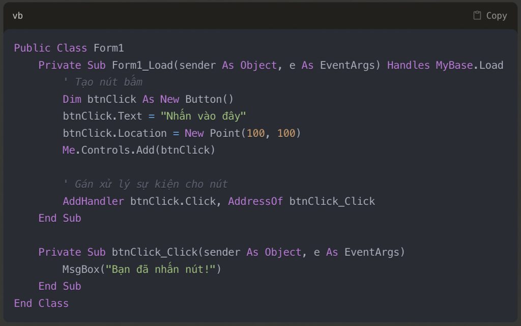 Visual Basic là gì? Kiến thức cơ bản về ngôn ngữ Visual Basic